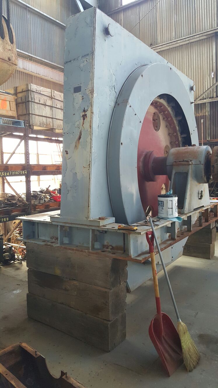 1,250 HP 200 RPM Synchronous Motor for Sale