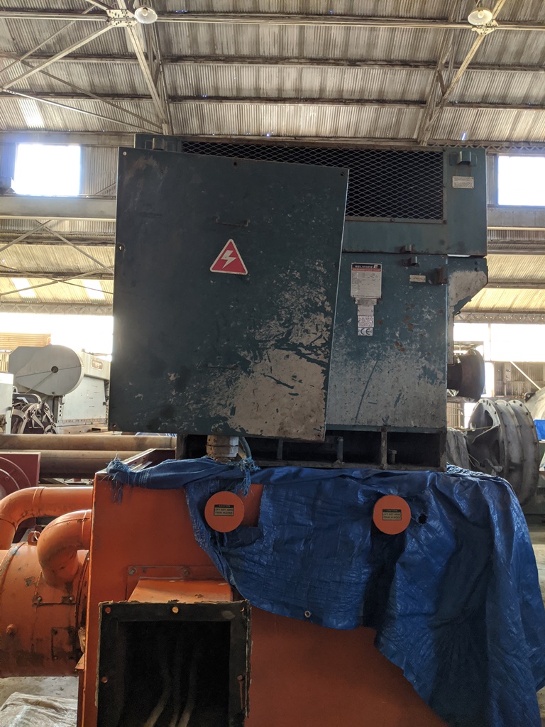1,500 HP 893 RPM 2300 Volts Reliance Motor for Sale